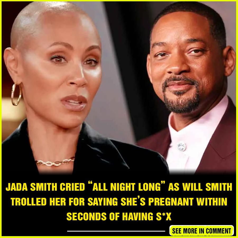 Jada Smith Cried “All Night Long” as Will Smith Trolled Her for Saying She’s Pregnant Within ...