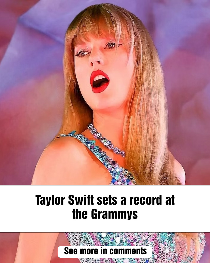 Taylor Swift sets a record at the Grammys - News