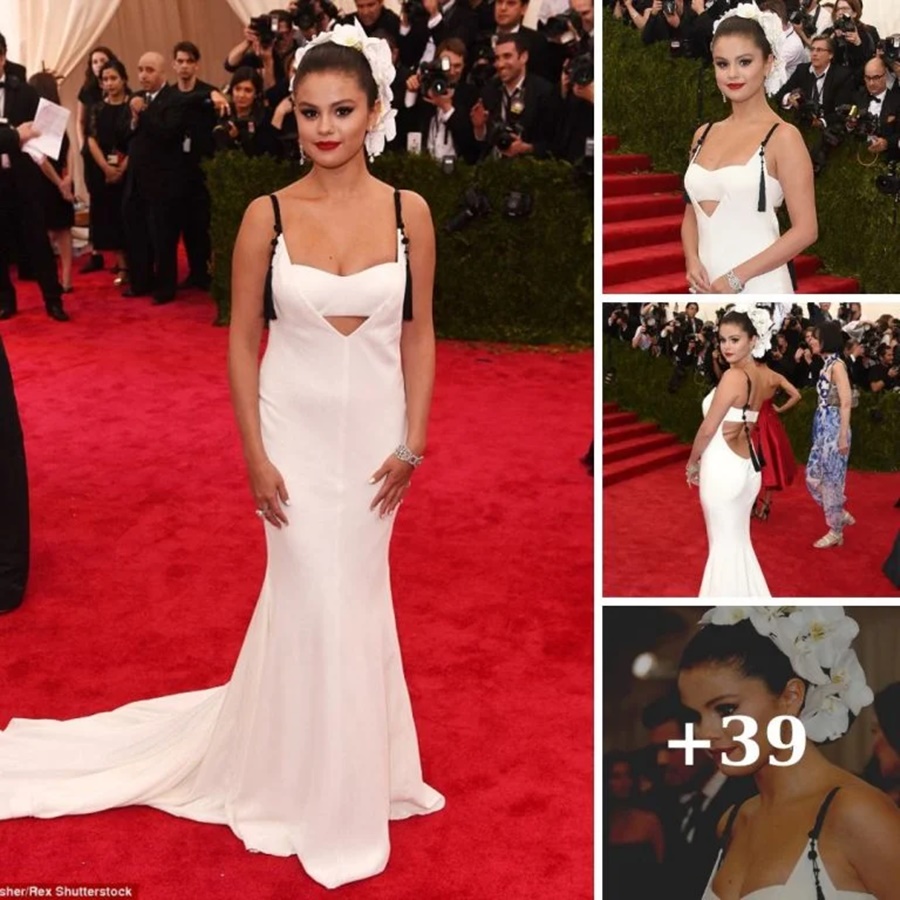 Selena Goмez looks white hot in glaмorous cut-out gown at Met Gala - News