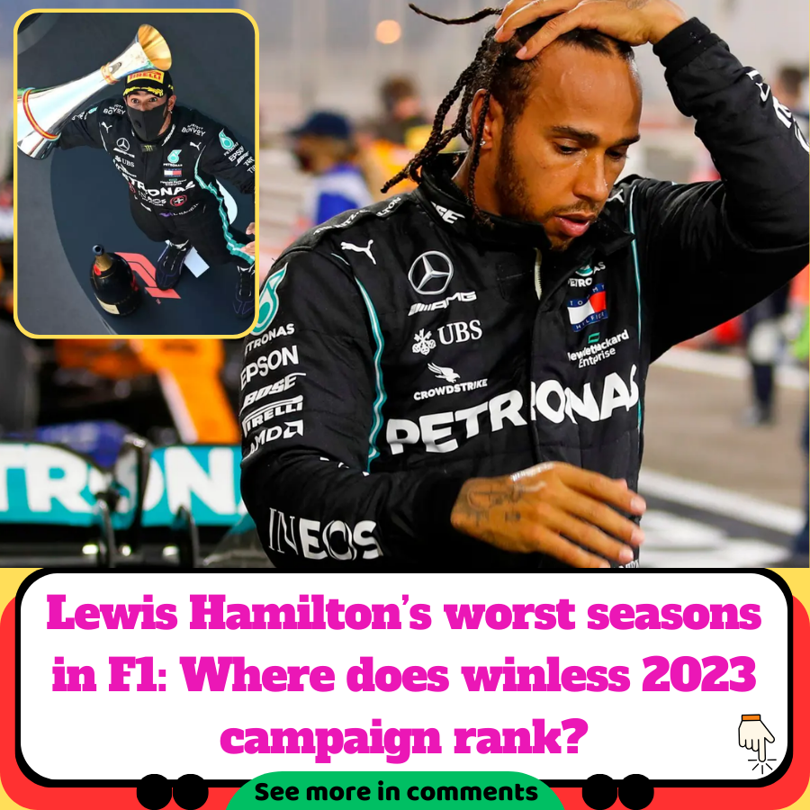 Lewis Hamilton’s worst seasons in F1: Where does winless 2023 campaign rank? - News
