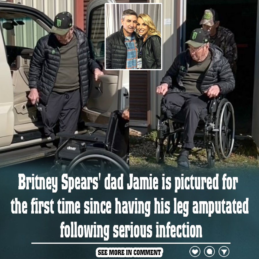 Britney Spears' dad Jamie is pictured for the first time since having his leg amputated ...