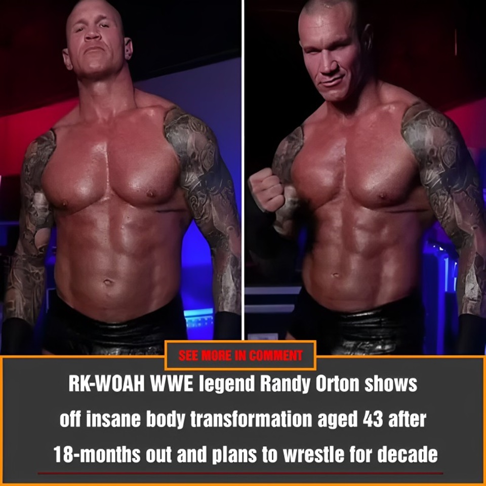 RK-WOAH WWE legend Randy Orton shows off insane body transformation aged 43 after 18-months out ...