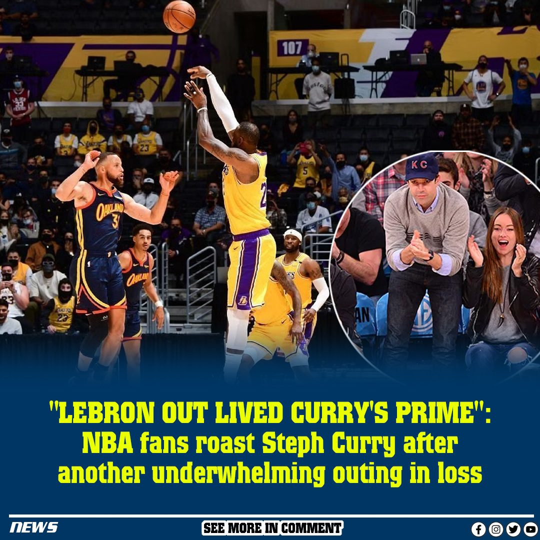 "LEBRON OUT LIVED CURRY'S PRIME": NBA fans roast Steph Curry after another underwhelming outing ...