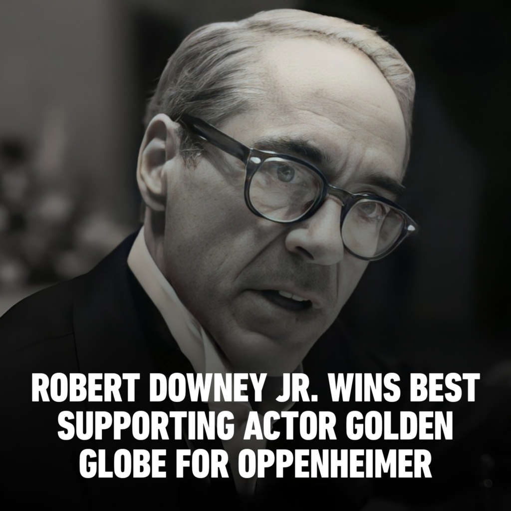 Robert Downey Jr. Wins Golden Globe for Best Supporting Actor -TH - News