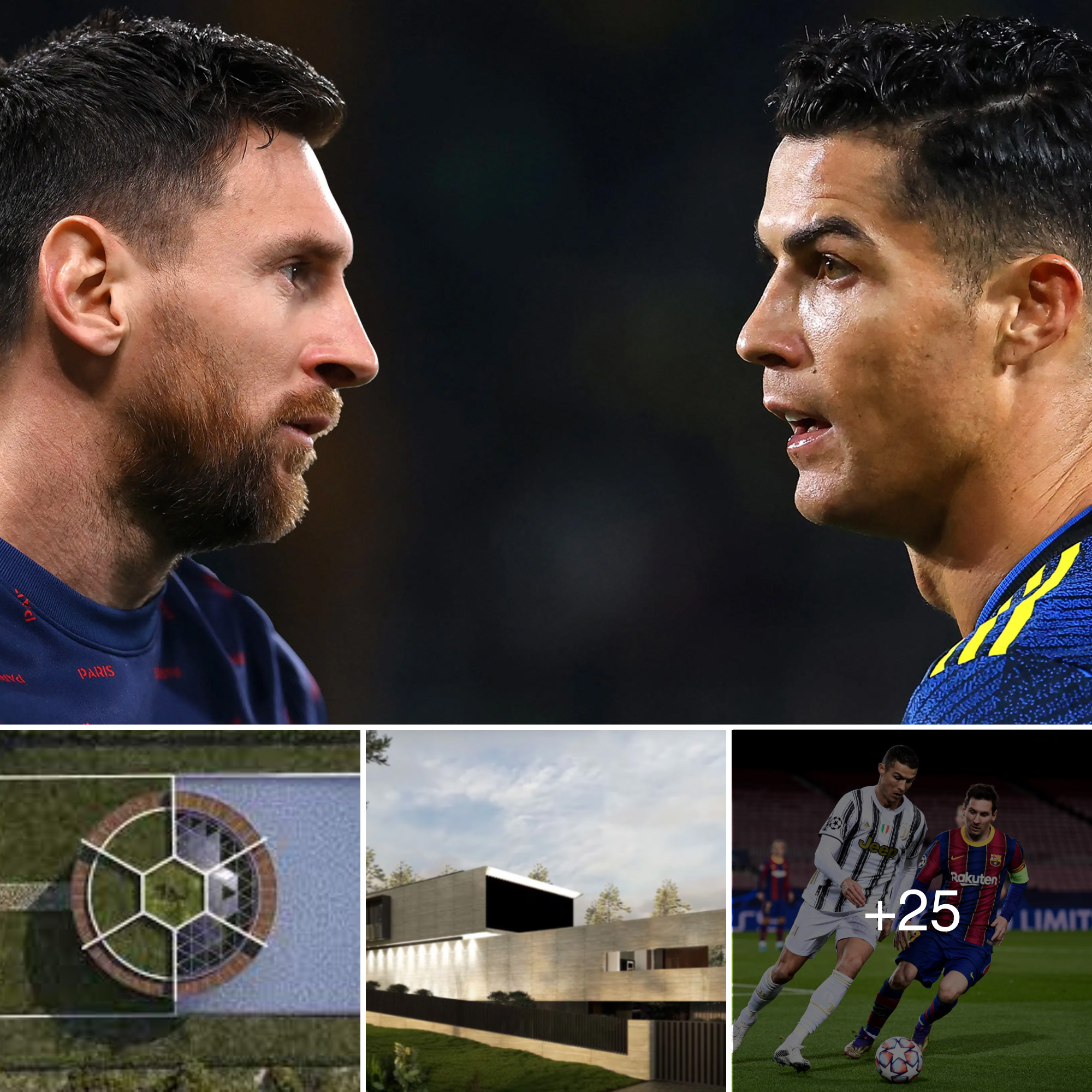 Compare Messi’s Ball-shaped House and Ronaldo’s Most Expensive House in ...