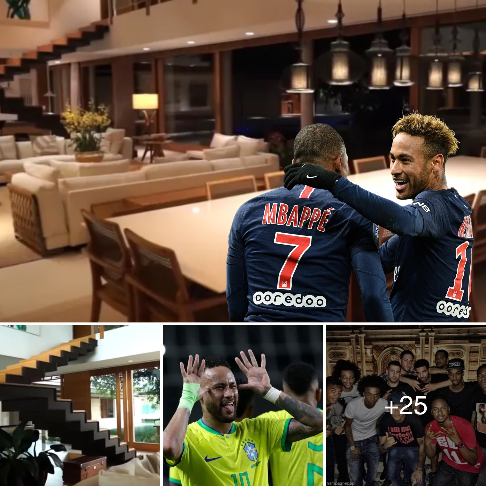 The house of football superstar Neymar is not too expensive, but there ...