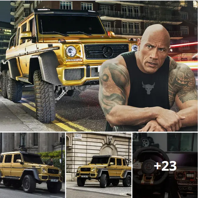 DISCOVER THE ROCK's Most Expensive Gold-plated Mercedes-AMG G63 ...
