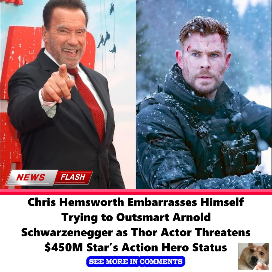 Chris Hemsworth Embarrasses Himself Trying to Outsmart Arnold ...