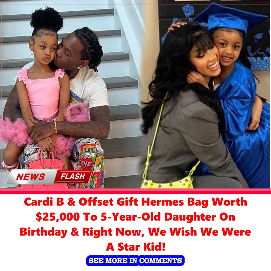 Cardi B & Offset Gift Hermes Bag Worth $25,000 To 5-Year-Old Daughter ...