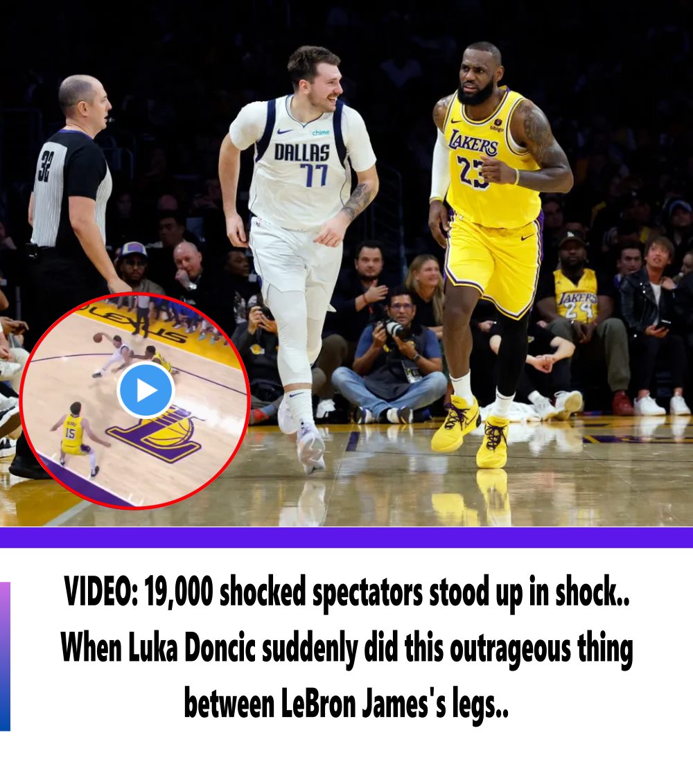 VIDEO: 19,000 shocked spectators stood up in shock.. when Luka Doncic ...