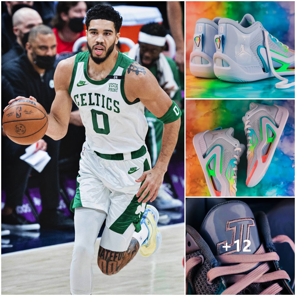 Jordan Tatum 1 'Snow Cone' PE released with Jayson Tatum, sadly it wasn ...