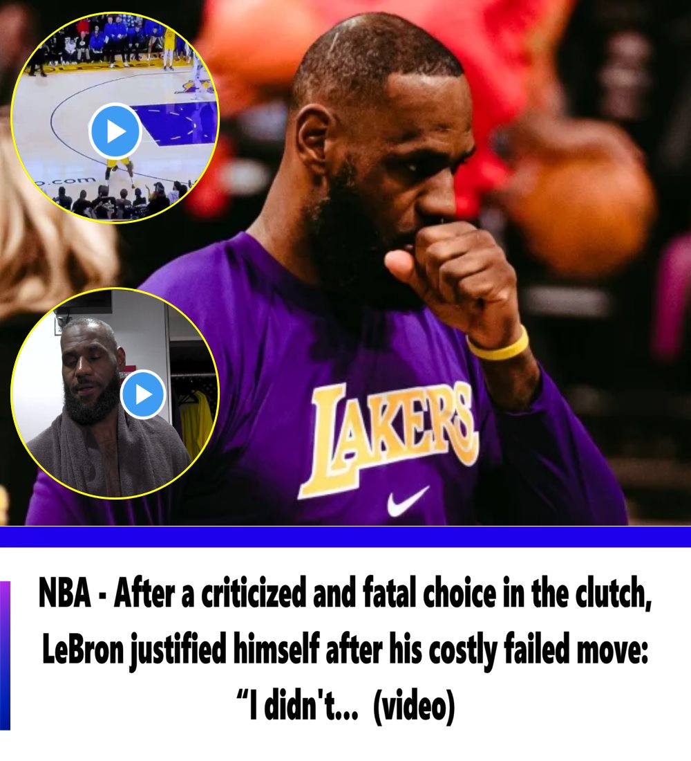 NBA - After a criticized and fatal choice in the clutch, LeBron ...