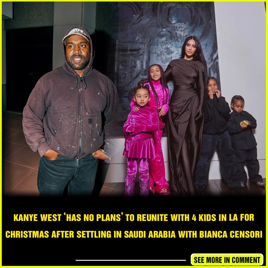 Kanye West ‘has no plans’ to reunite with 4 kids in LA for Christmas ...