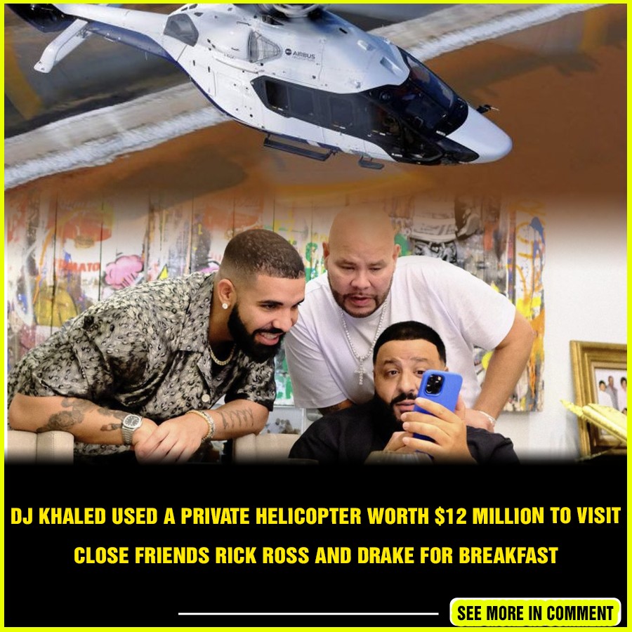 Dj Khaled Used A Private Helicopter Worth $12 Million To Visit Close ...