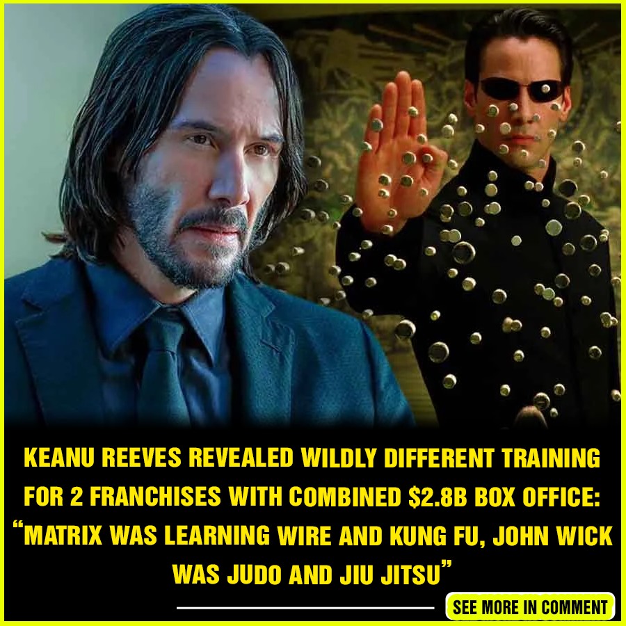 Keanu Reeves Revealed Wildly Different Training For 2 Franchises With ...