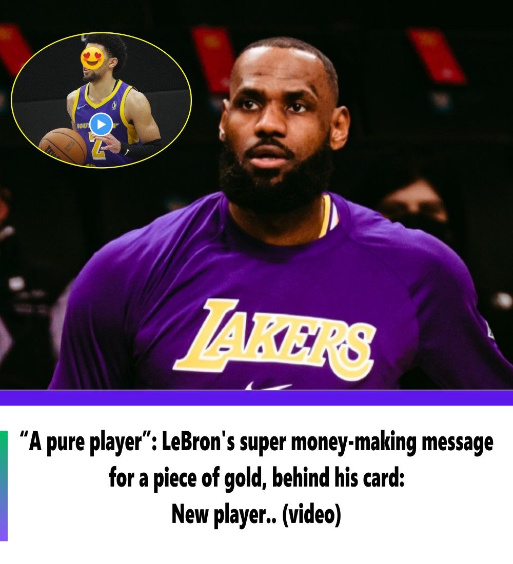 NBA – “A pure player”: LeBron's super money-making message for a piece ...