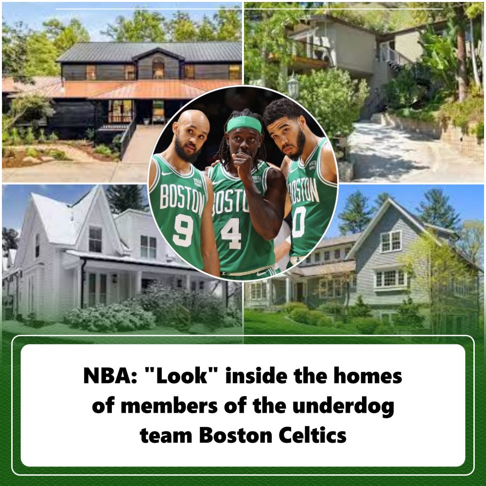 NBA: "Look" inside the homes of members of the underdog team Boston ...