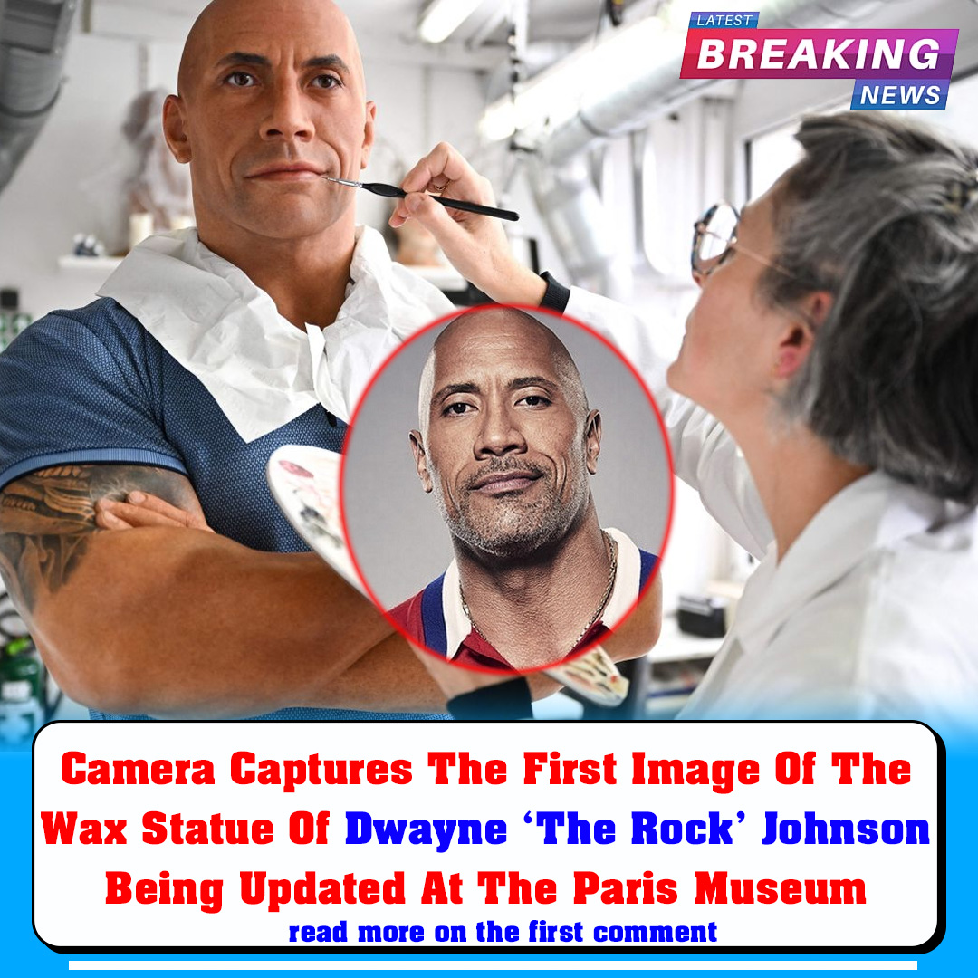 Camera Captures The First Image Of The Wax Statue Of Dwayne ‘The Rock ...