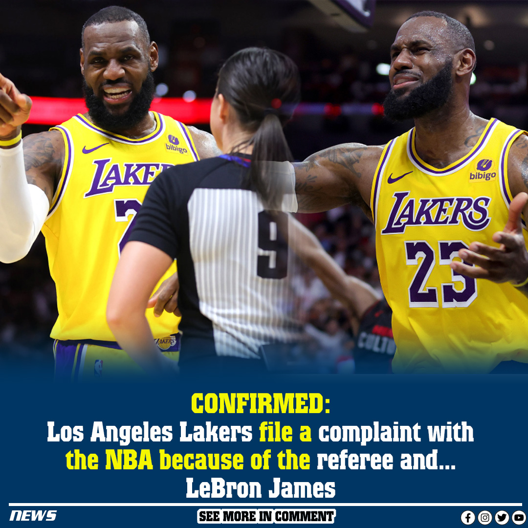 CONFIRMED: Los Angeles Lakers file a complaint with the NBA because of ...