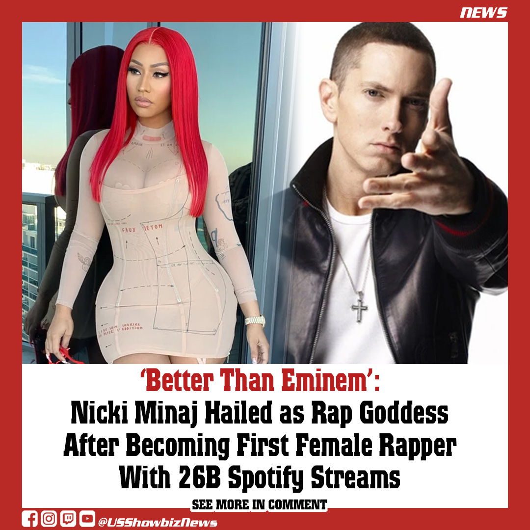 ‘Better Than Eminem’: Nicki Minaj Hailed as Rap Goddess After Becoming First Female Rapper With ...