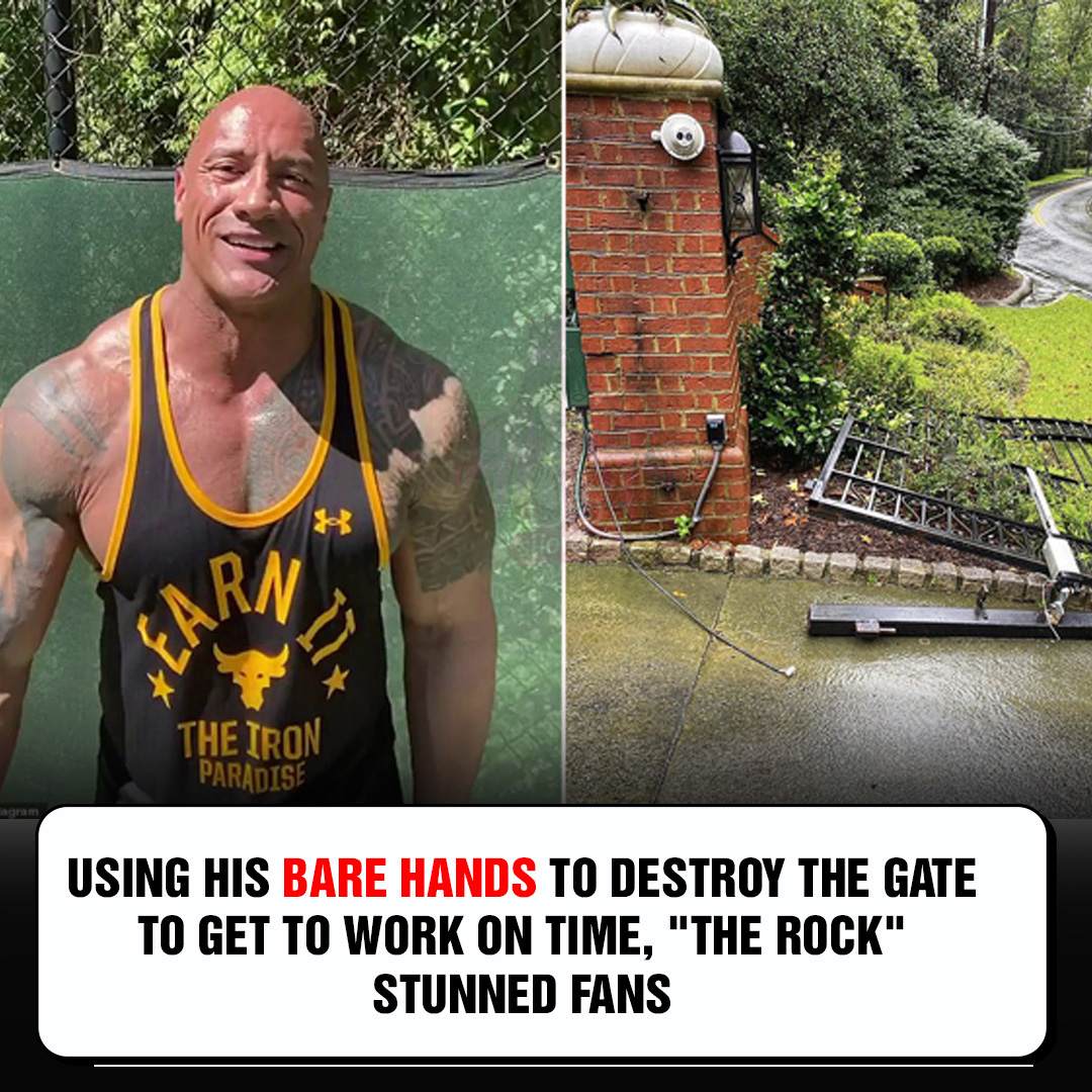 USING HIS BARE HANDS TO DESTROY THE GATE TO GET TO WORK ON TIME, "THE ...