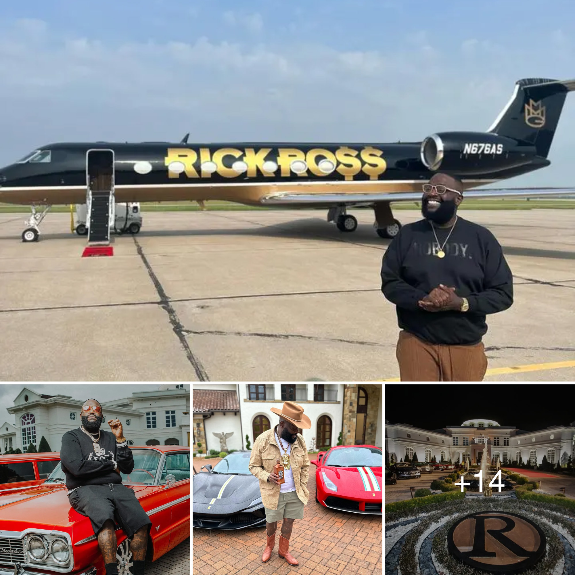 Rick Ross bought a $100 million plane and painted it with his name ...