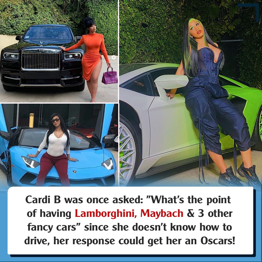 Cardi B was once asked “what’s the point of having Lamborghini, Maybach ...