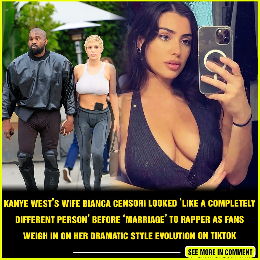 Kanye West’s wife Bianca Censori looked ‘like a completely different person’ before ‘marriage ...