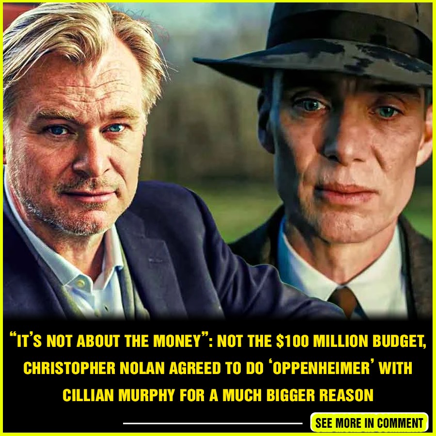 “It’s not about the money”: Not The $100 Million Budget, Christopher ...