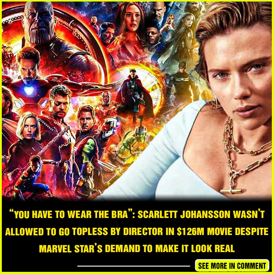 “You have to wear the bra”: Scarlett Johansson Wasn’t Allowed To Go ...