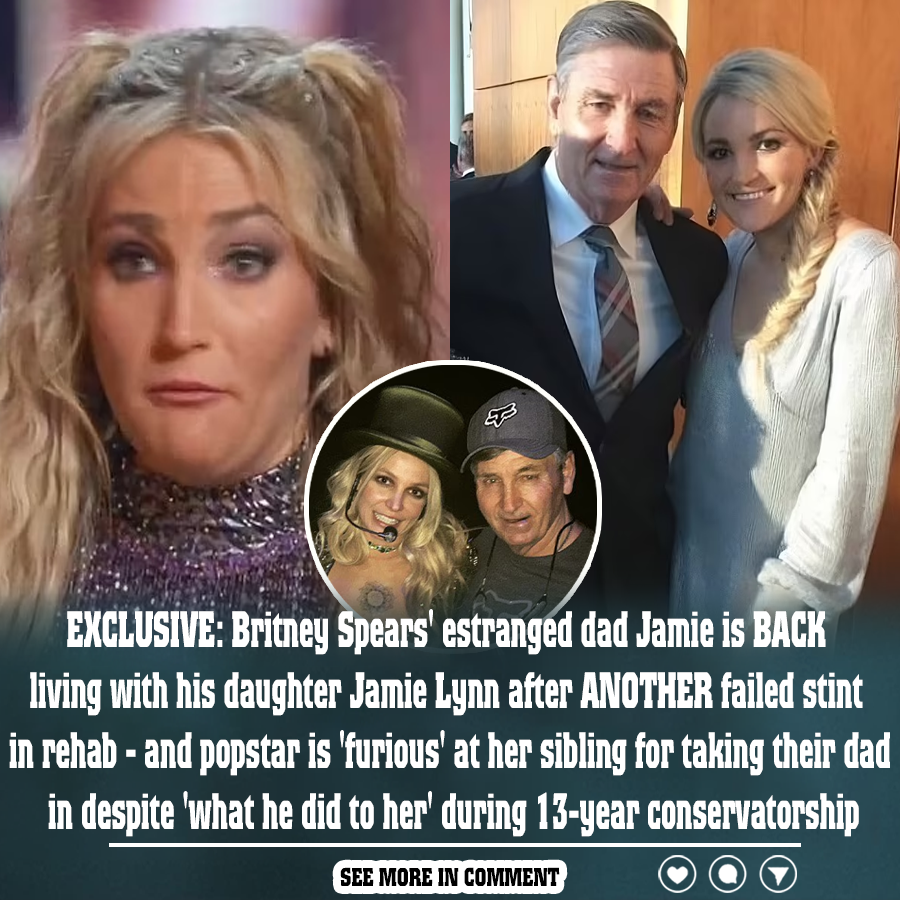 EXCLUSIVE: Britney Spears' estranged dad Jamie is BACK living with his ...