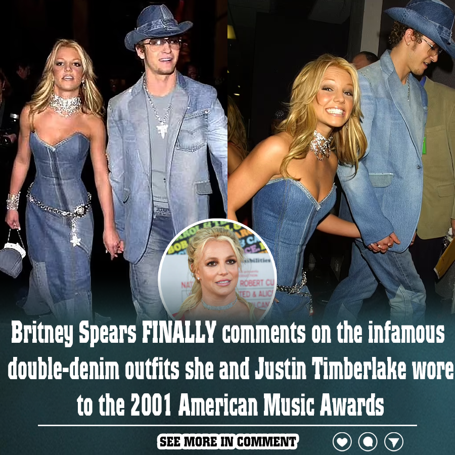 Britney Spears FINALLY comments on the infamous double-denim outfits ...