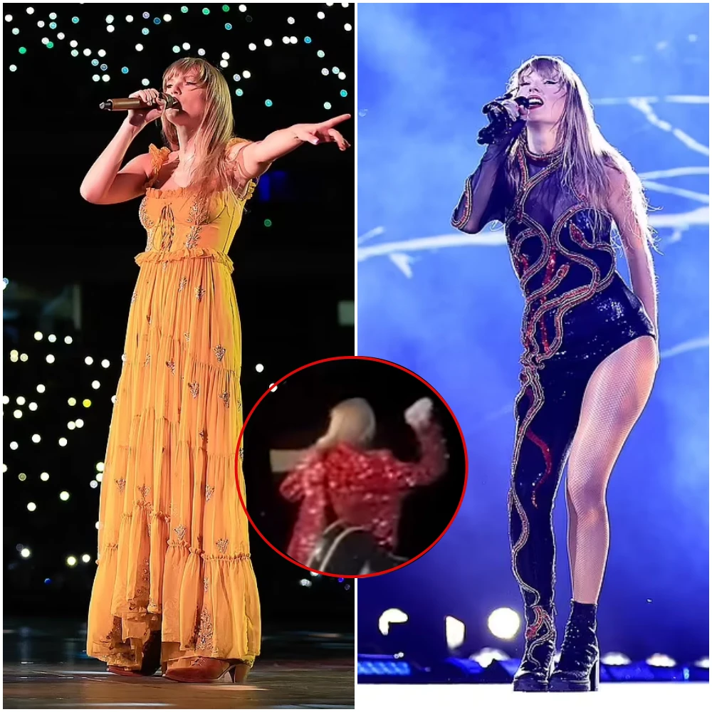 Taylor Swift seen throwing water bottle to thirsty fan in audience at ...