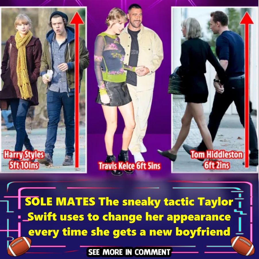 SOLE MATES The sneaky tactic Taylor Swift uses to change her appearance ...