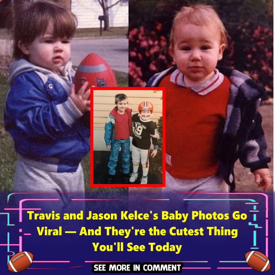 Travis and Jason Kelce's Baby Photos Go Viral — And They're the Cutest ...