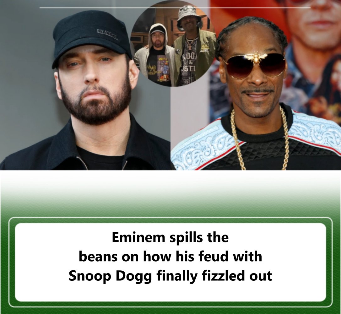 Eminem spills the beans on how his feud with Snoop Dogg finally fizzled ...
