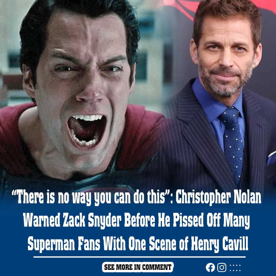 “There is no way you can do this”: Christopher Nolan Warned Zack Snyder ...