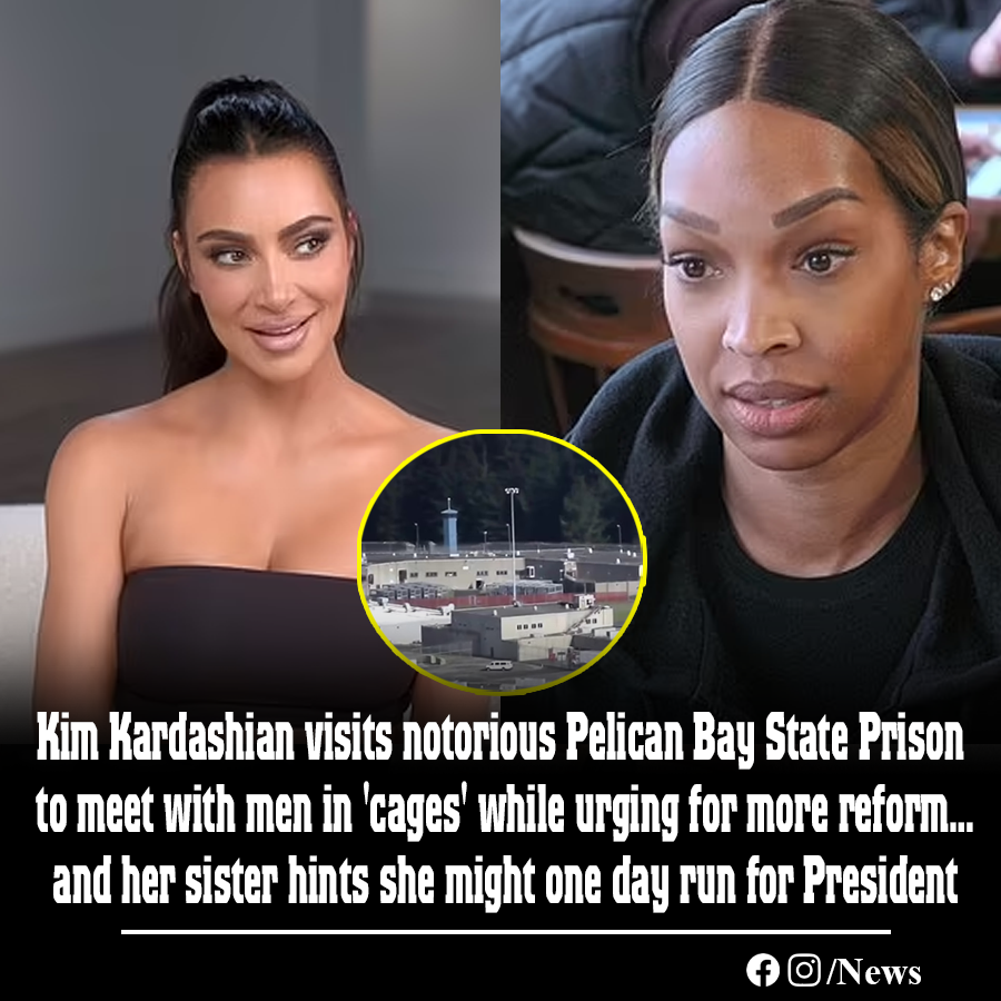 Kim Kardashian visits notorious Pelican Bay State Prison to meet with ...