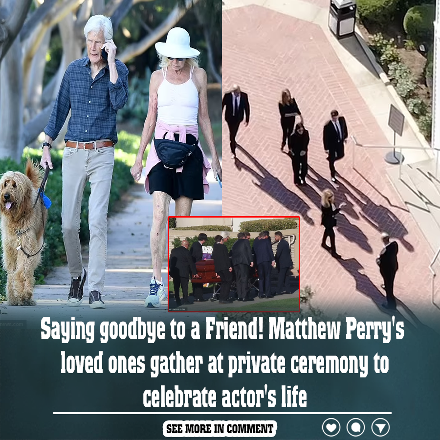 Saying goodbye to a Friend! Matthew Perry's loved ones gather at ...