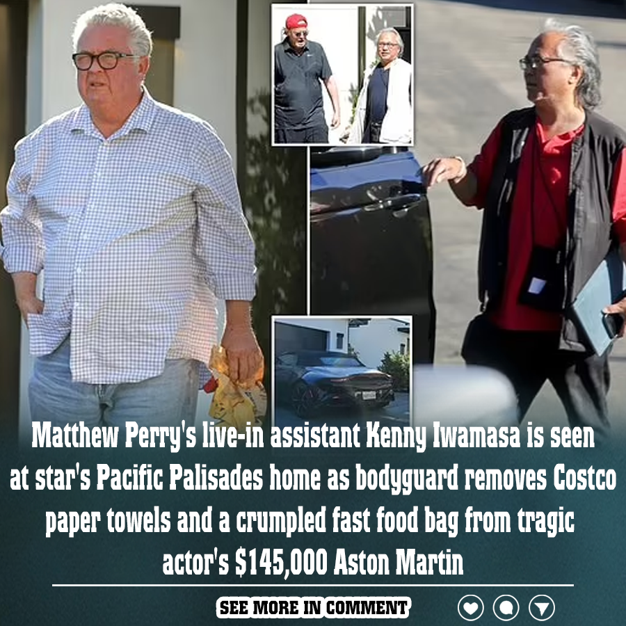 Matthew Perry's live-in assistant Kenny Iwamasa is seen at star's ...