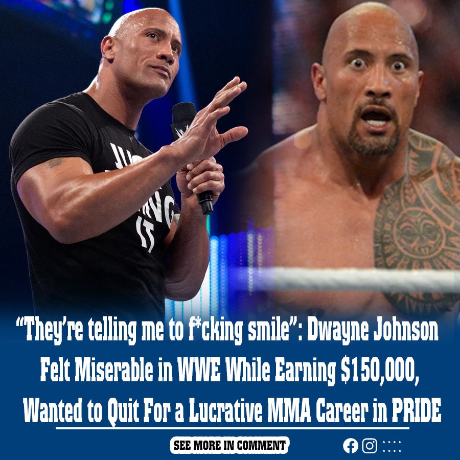 “They’re telling me to f*cking smile”: Dwayne Johnson Felt Miserable in ...