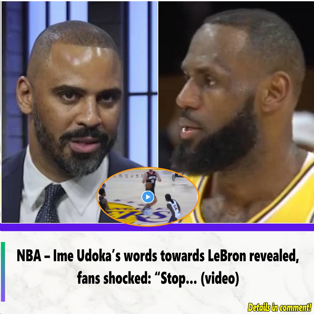 NBA – Ime Udoka’s words towards LeBron revealed, fans shocked: “Stop ...