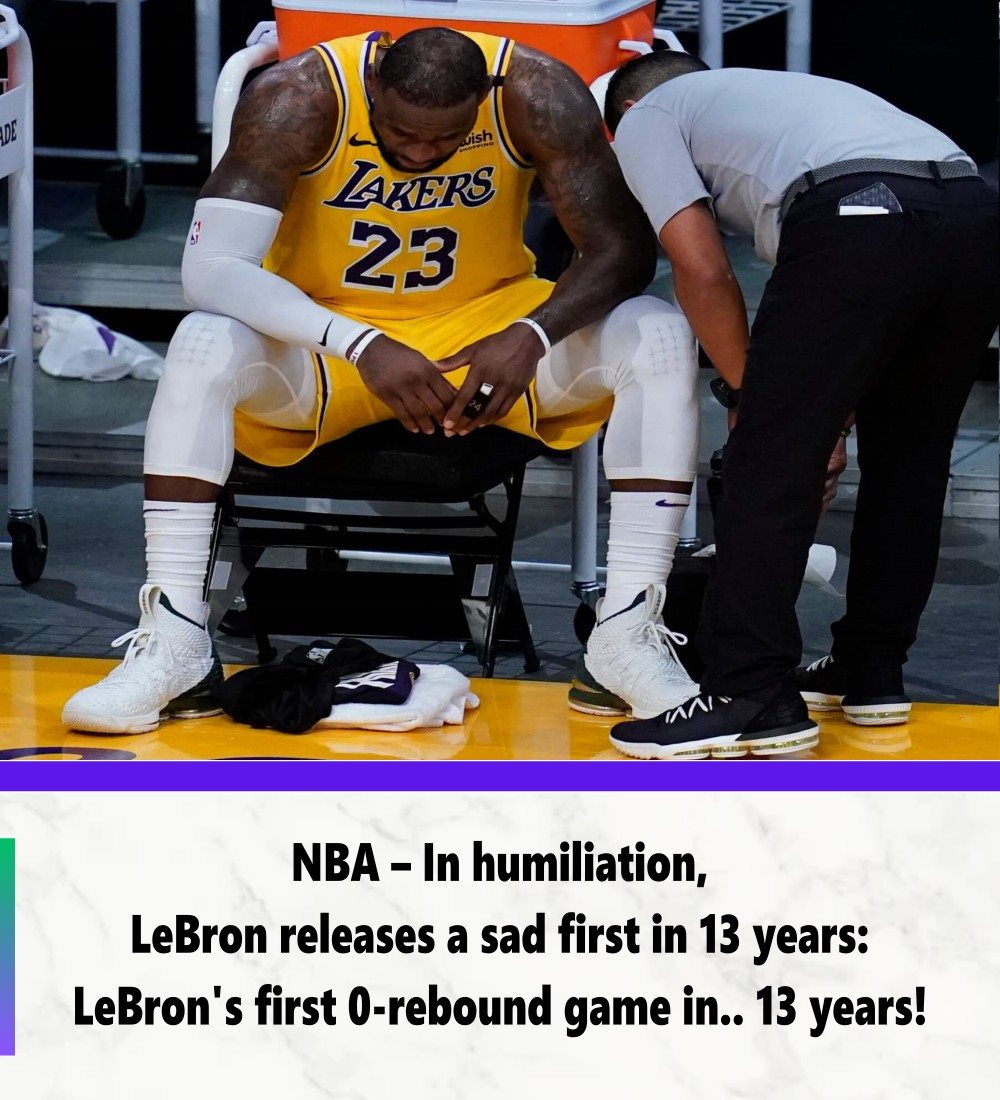 NBA – In humiliation, LeBron releases a sad first in 13 years! - News