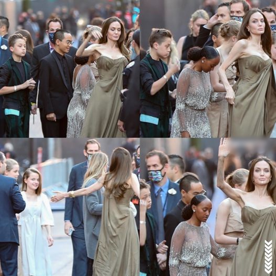 Angelina Jolie took her five kids to the ‘Eternals’ premiere, allegedly for publicity, really ...
