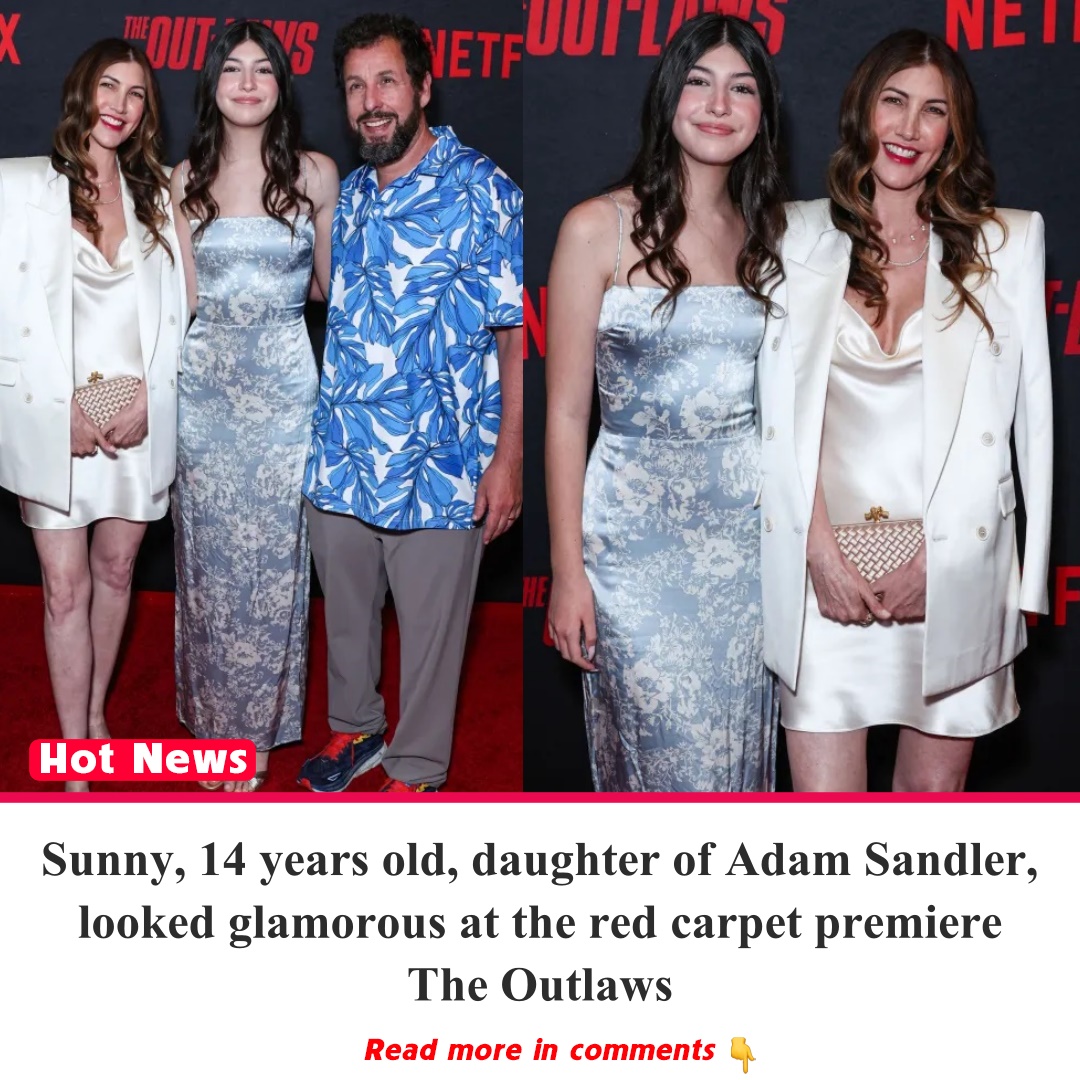 Adam Sandler's daughter Sunny, 14, looked stunning at The Outlaws red ...