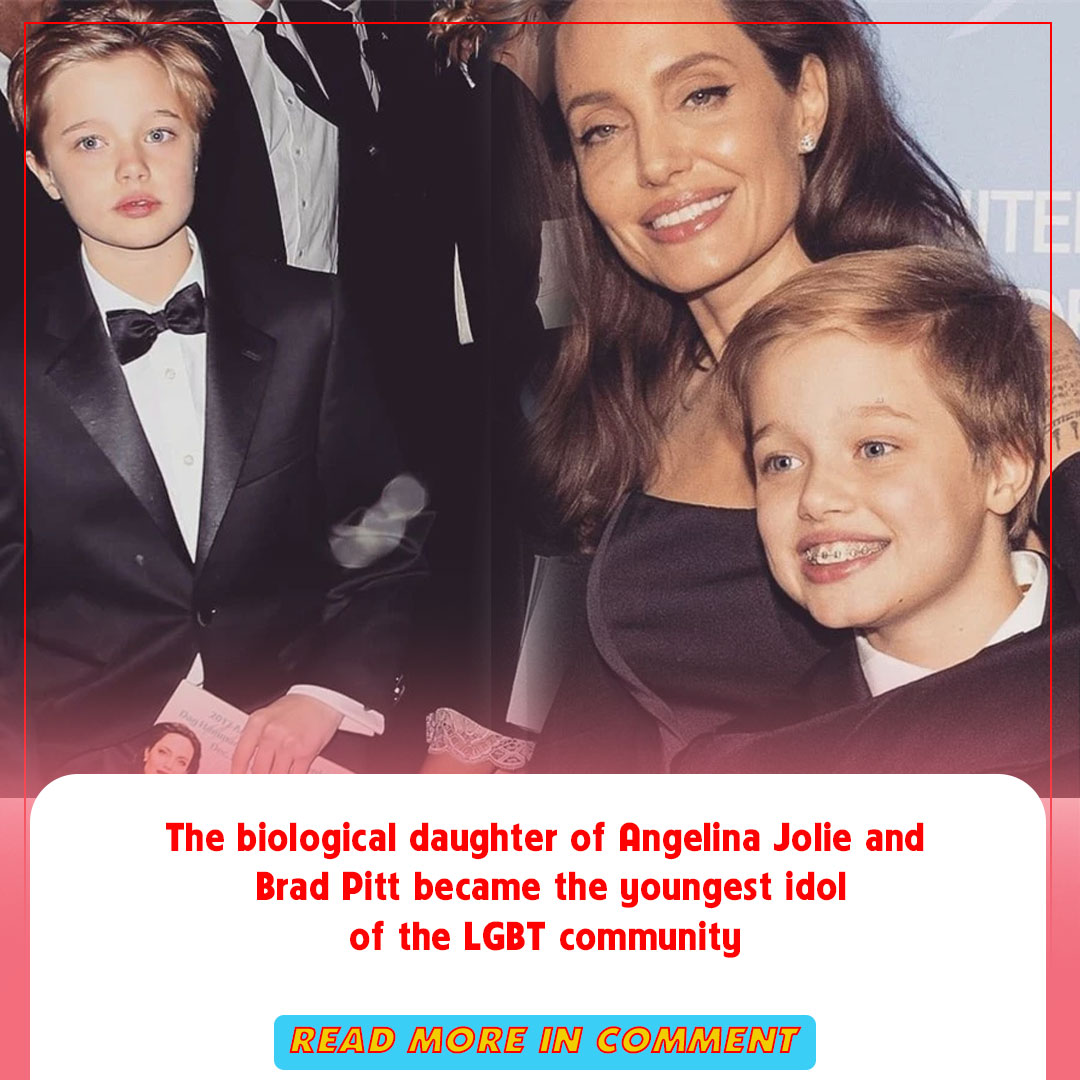 The biological daughter of Angelina Jolie and Brad Pitt became the ...