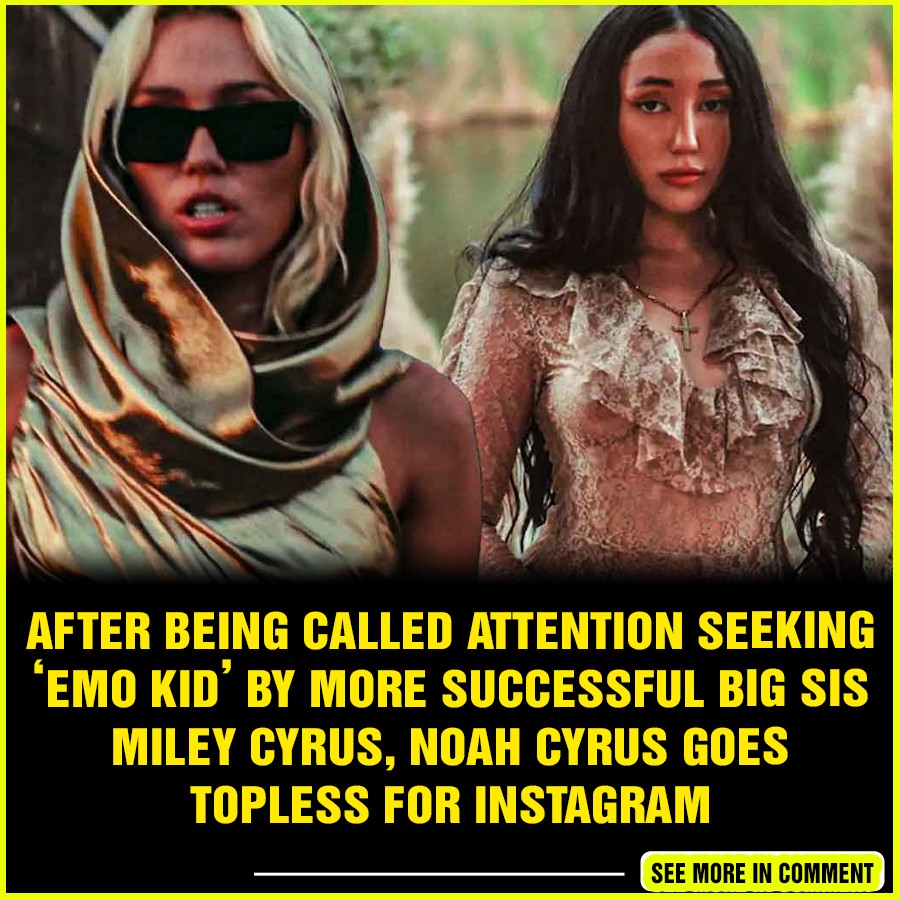 After Being Called Attention Seeking ‘Emo Kid’ by More Successful Big Sis Miley Cyrus, Noah ...