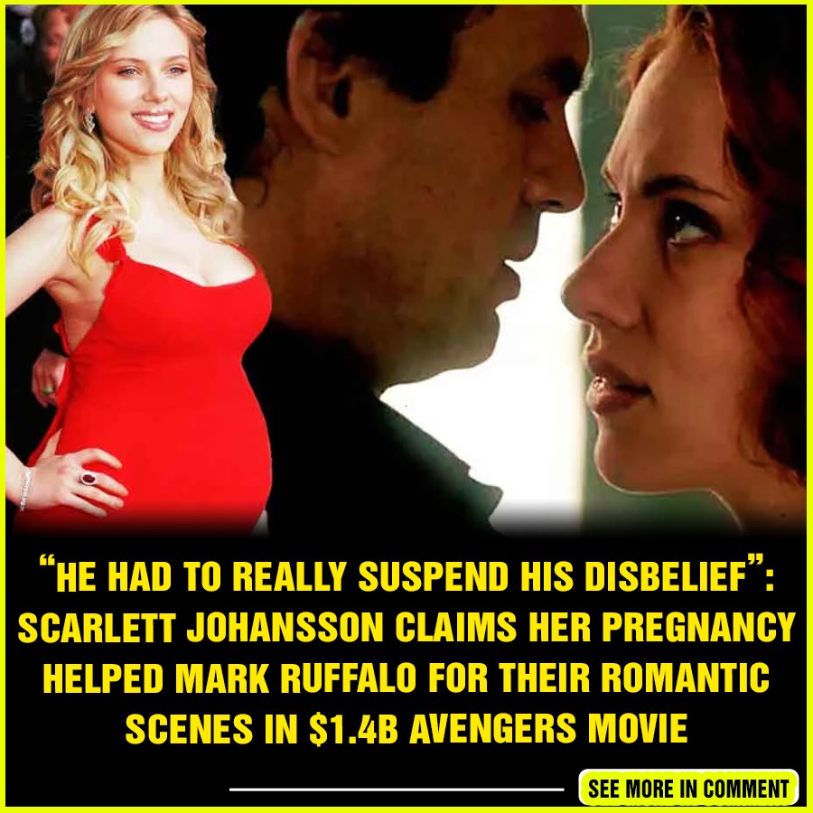 “He had to really suspend his disbelief”: Scarlett Johansson Claims Her Pregnancy Helped Mark ...