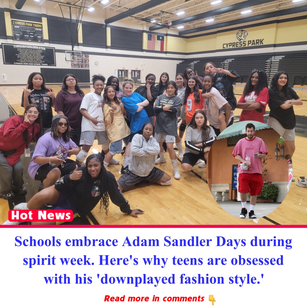 Schools embrace Adam Sandler Days during spirit week. Here's why teens ...
