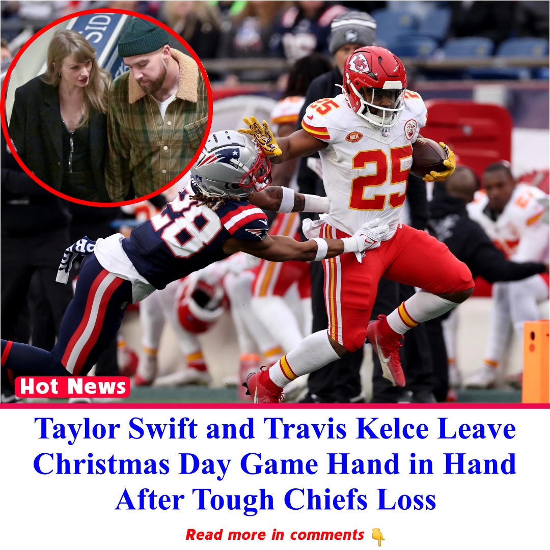 Taylor Swift and Travis Kelce Leave Christmas Day Game Hand in Hand After Tough Chiefs Loss - News